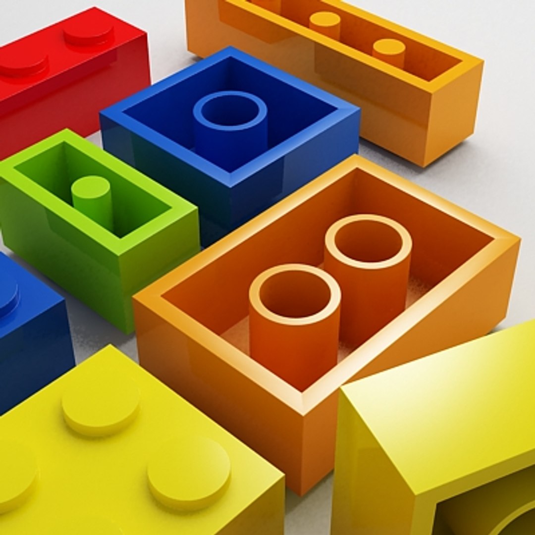 3ds Max Lego Building Blocks