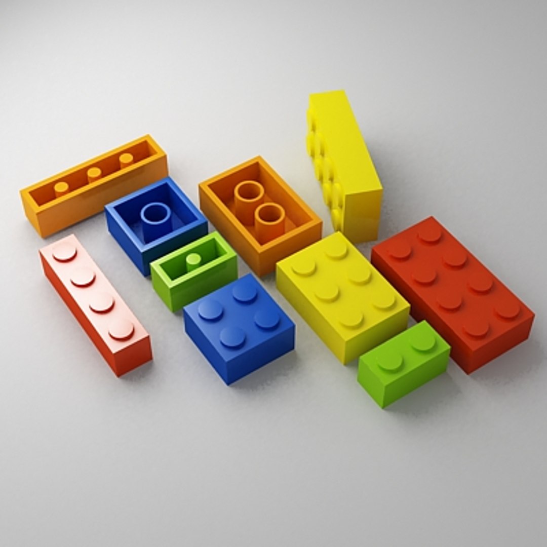3ds Max Lego Building Blocks