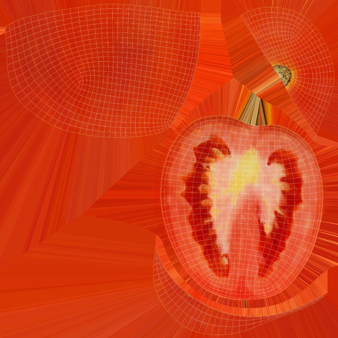3D Model Roma Tomato Half 01 - TurboSquid 2122607