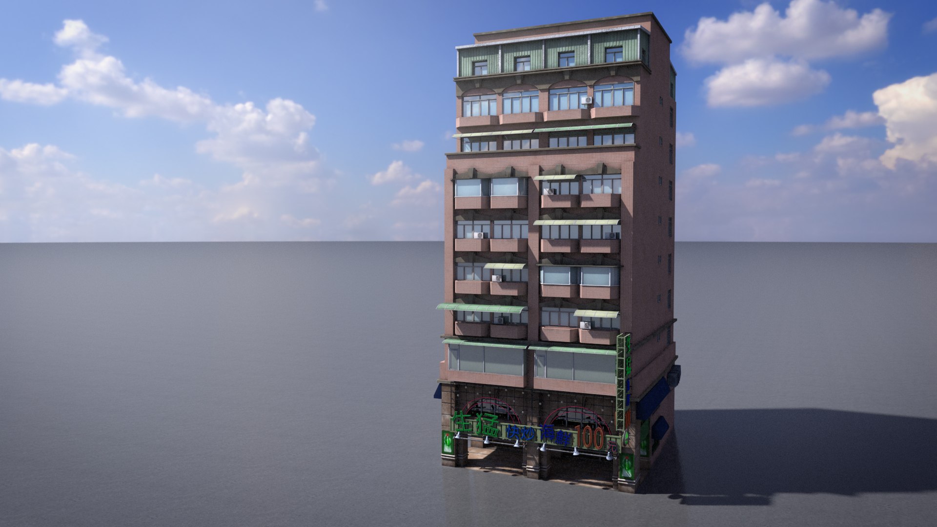 Tw Seafood Restaurant 3D Model - TurboSquid 2339622