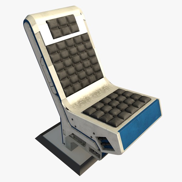 futuristic sci-fi spaceship chair max