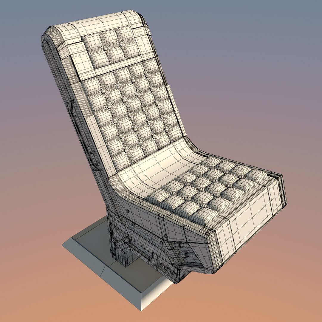 Futuristic Sci-fi Spaceship Chair Max