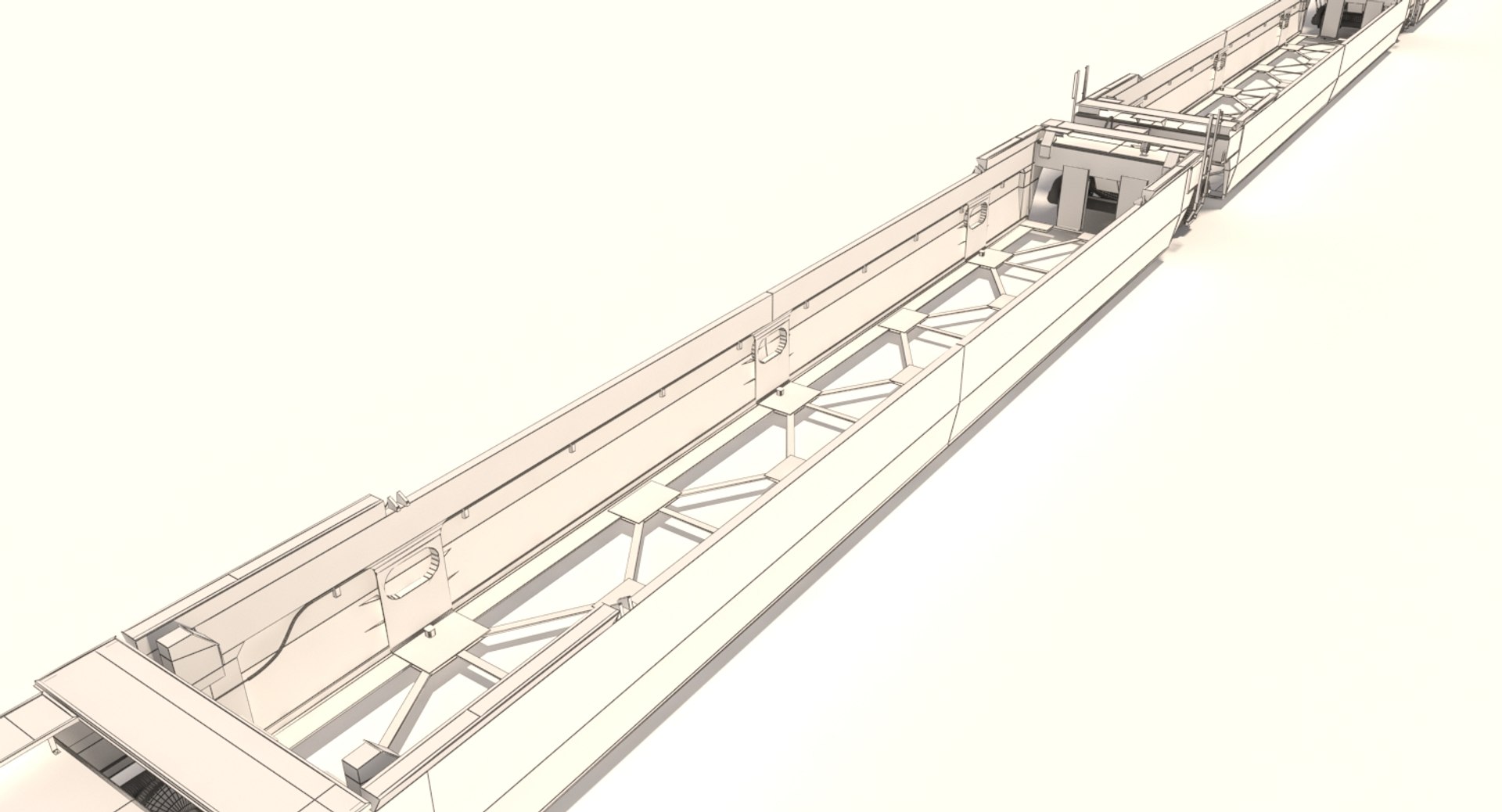 3d Double Stack S635 Containers