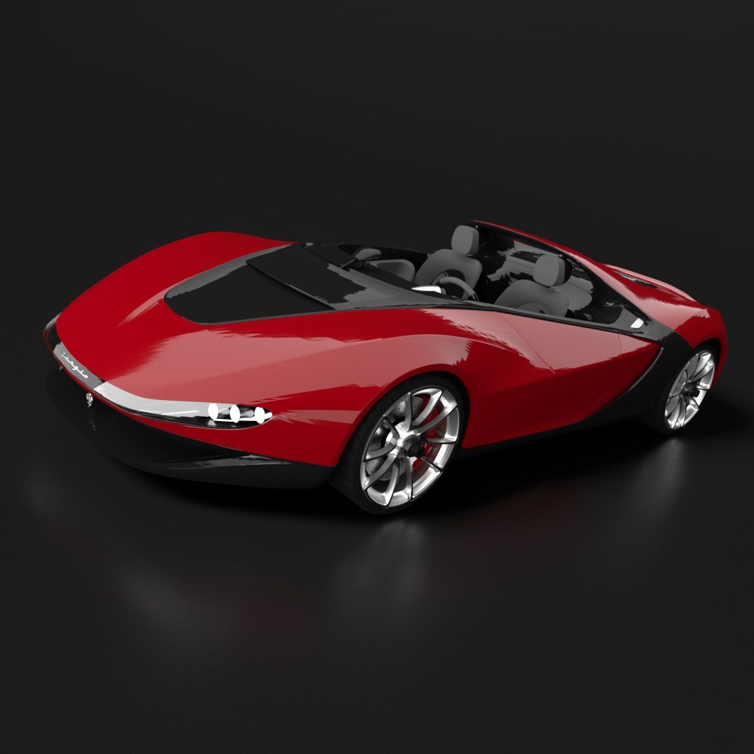 3D Ferrari Pininfarina Sergio Model - TurboSquid 2324049