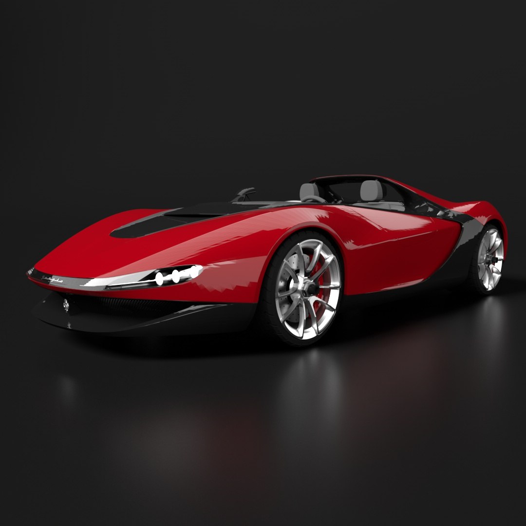 3D Ferrari Pininfarina Sergio Model - TurboSquid 2324049