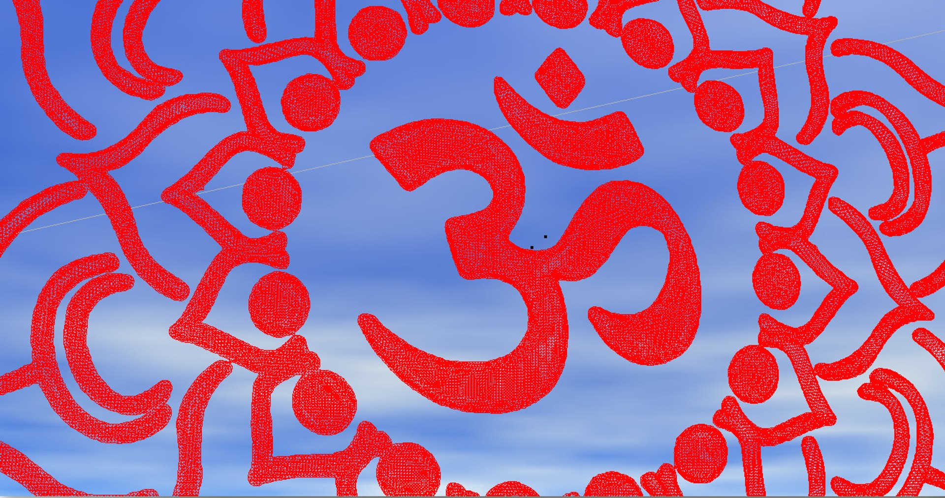 3D om symbol - TurboSquid 1473652