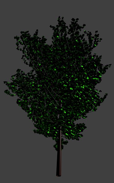 3d realistic tree model