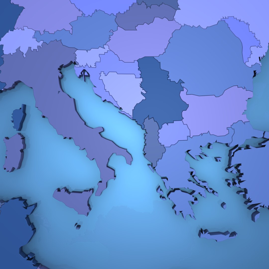 Planet Earth Countries 3d C4d