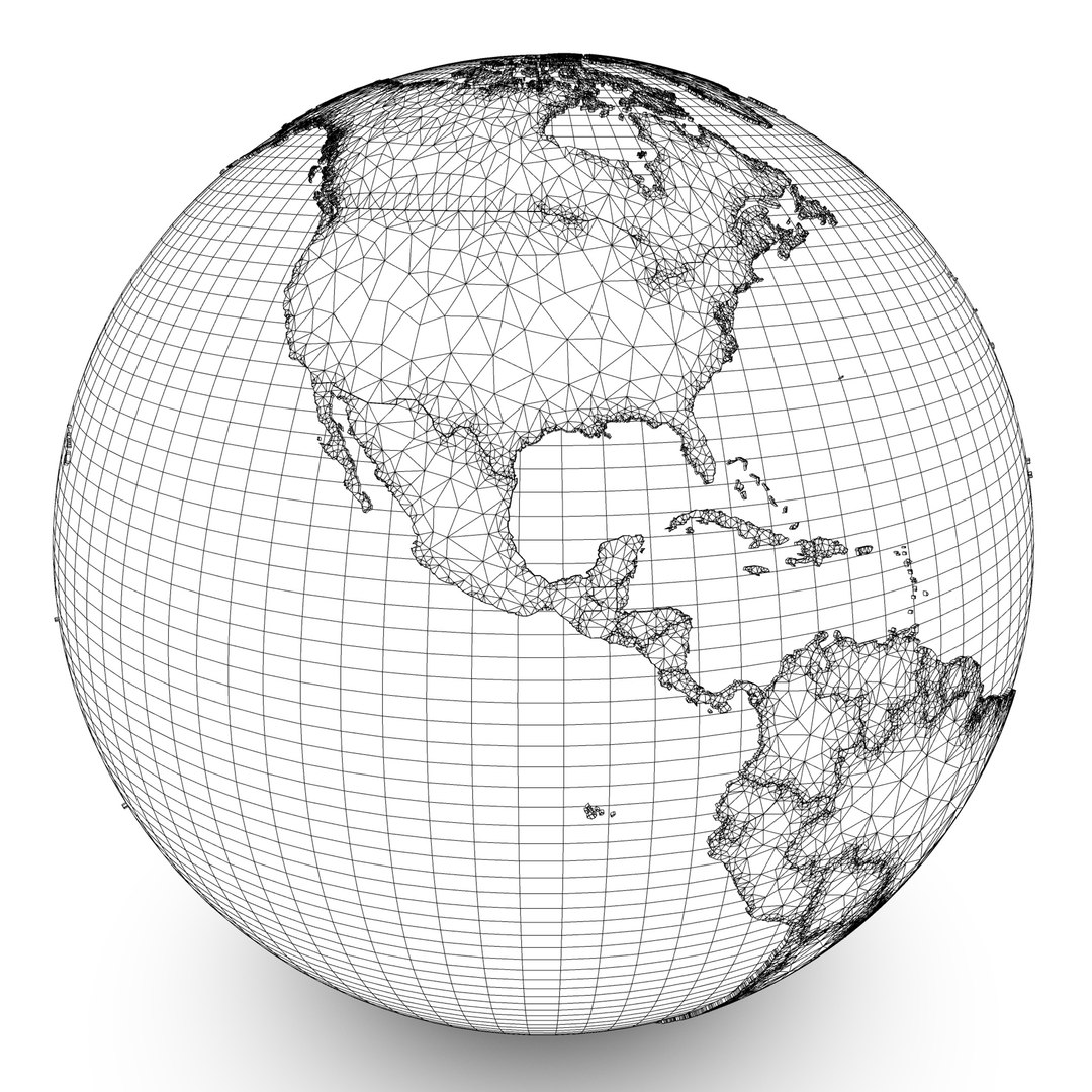 Planet Earth Countries 3d C4d