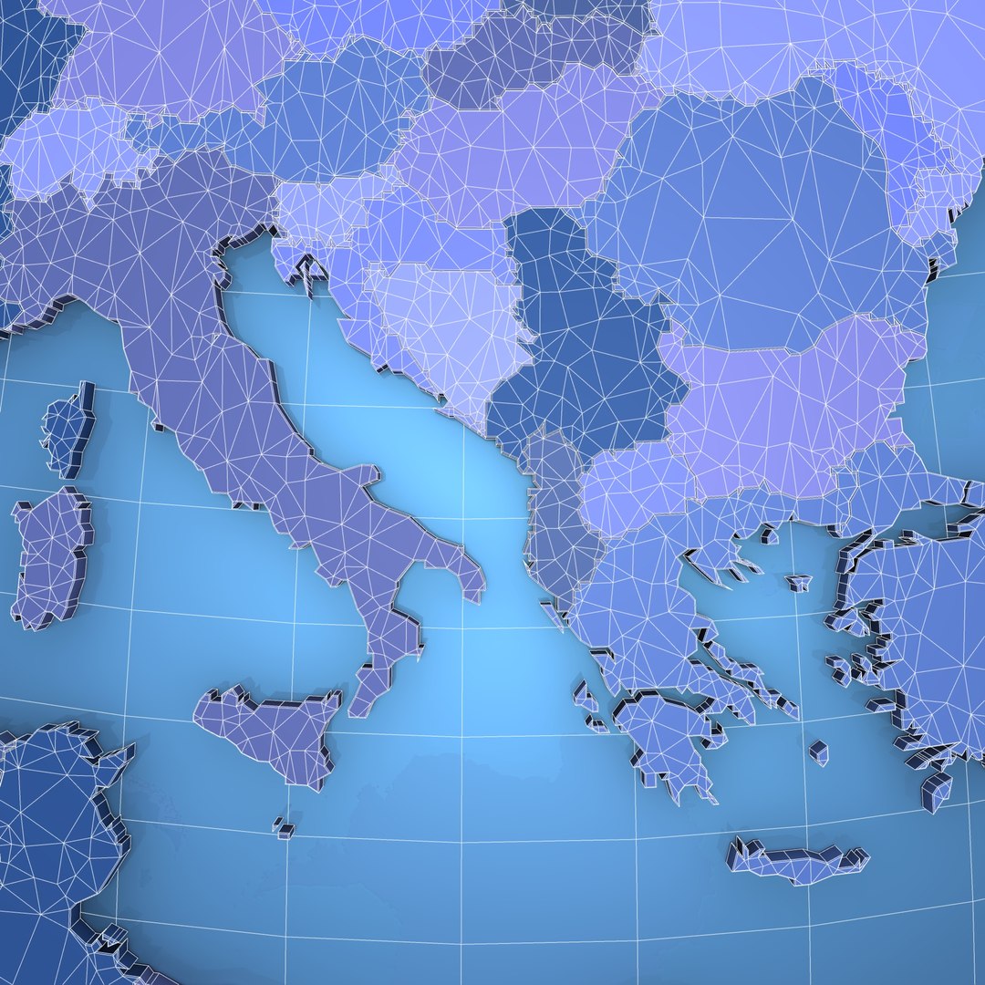 Planet Earth Countries 3d C4d