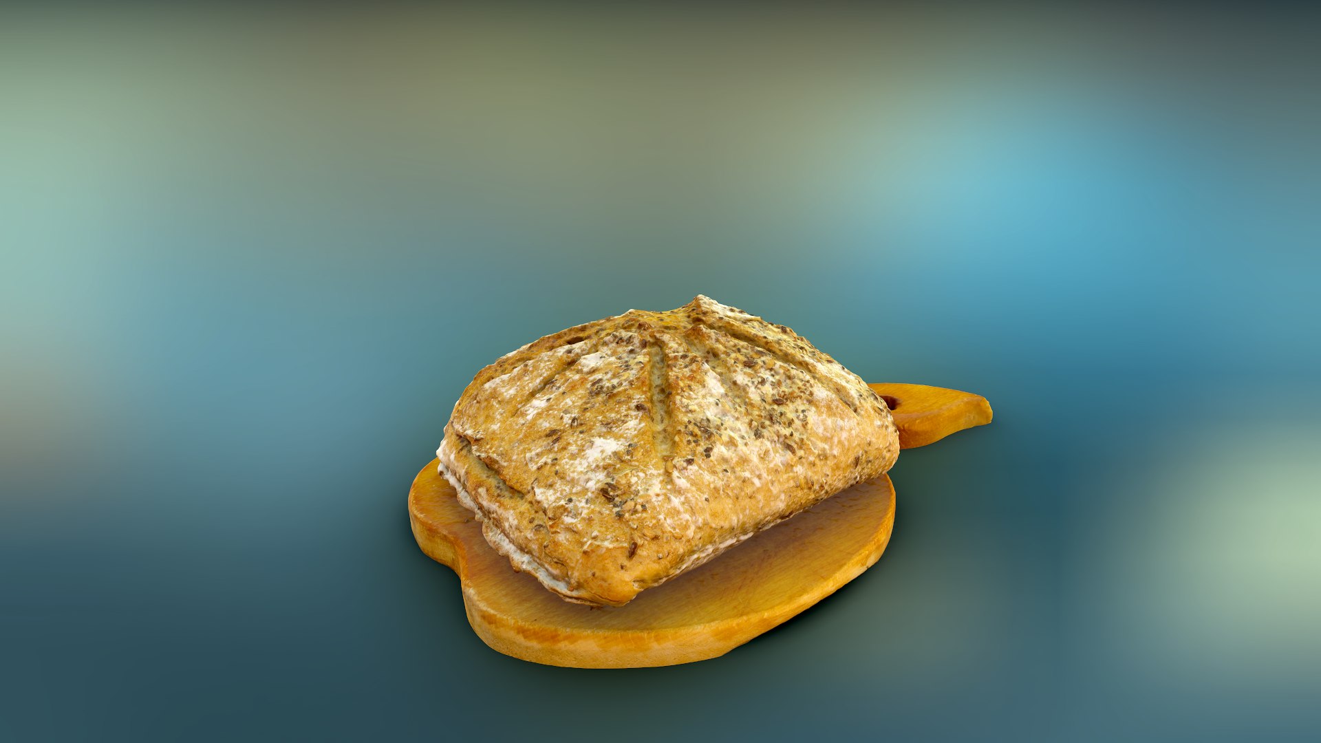 Loaf Of Bran Bread 3D Model - TurboSquid 2085183