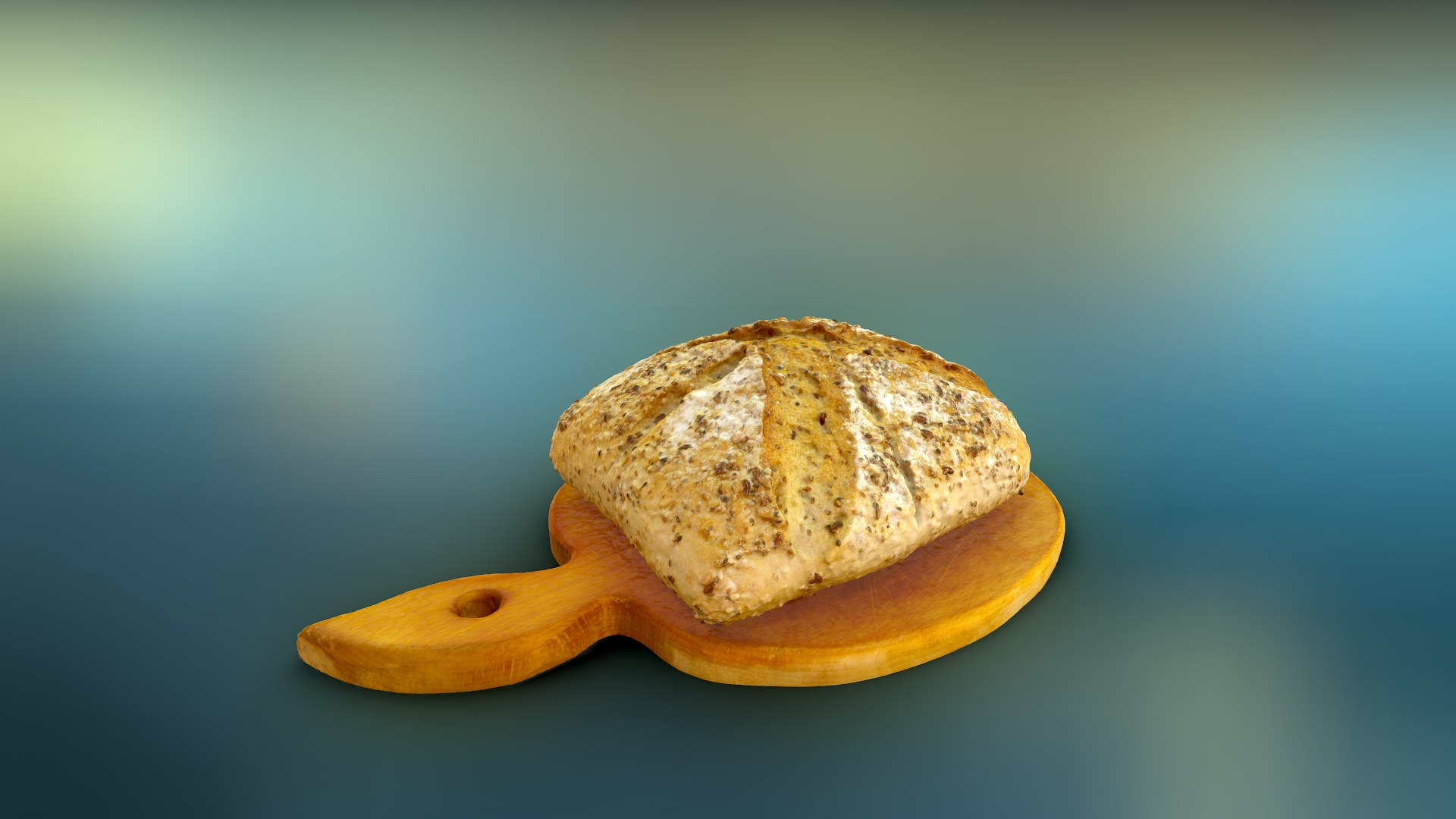 Loaf Of Bran Bread 3D Model - TurboSquid 2085183