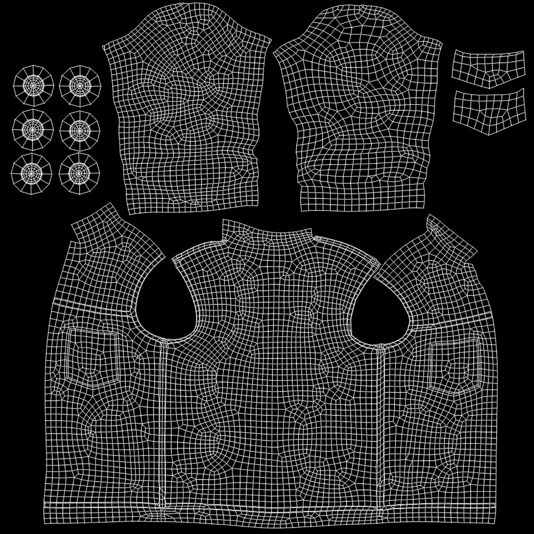 Oversize Denim Jacket With Low Flare Mini Skirt 3D model - TurboSquid ...