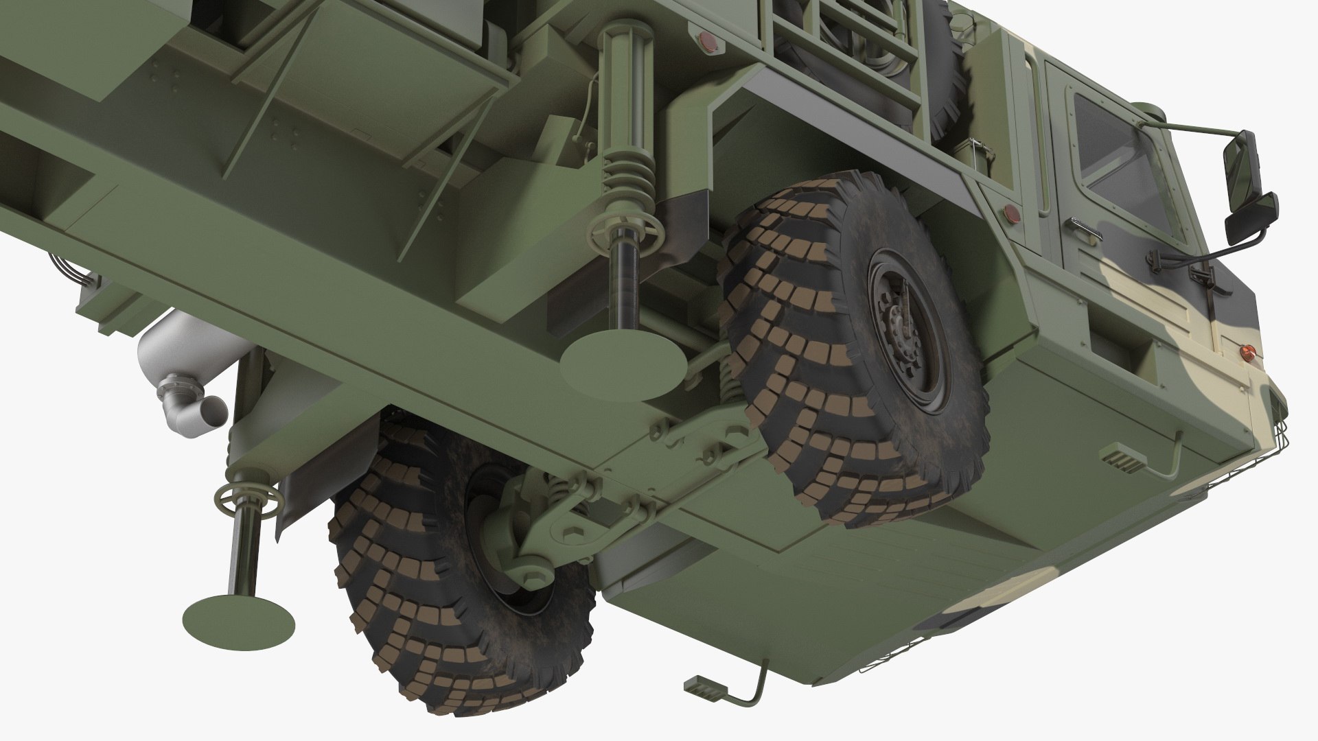 Camouflage mobile tracking radar model - TurboSquid 1700656