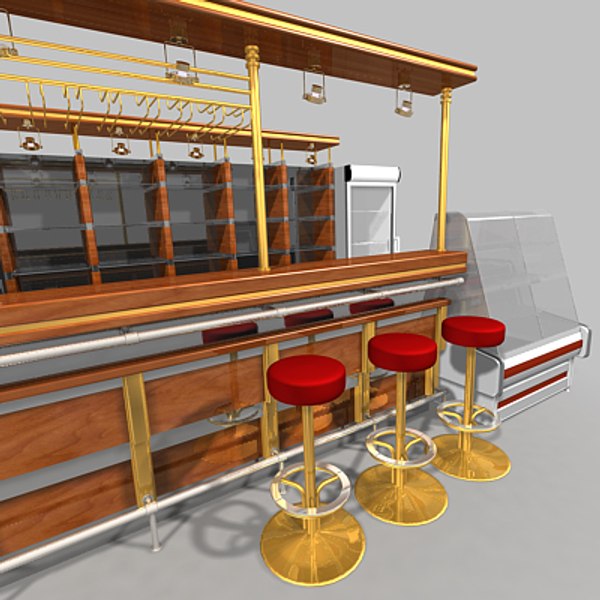 3dsmax bar restaurant
