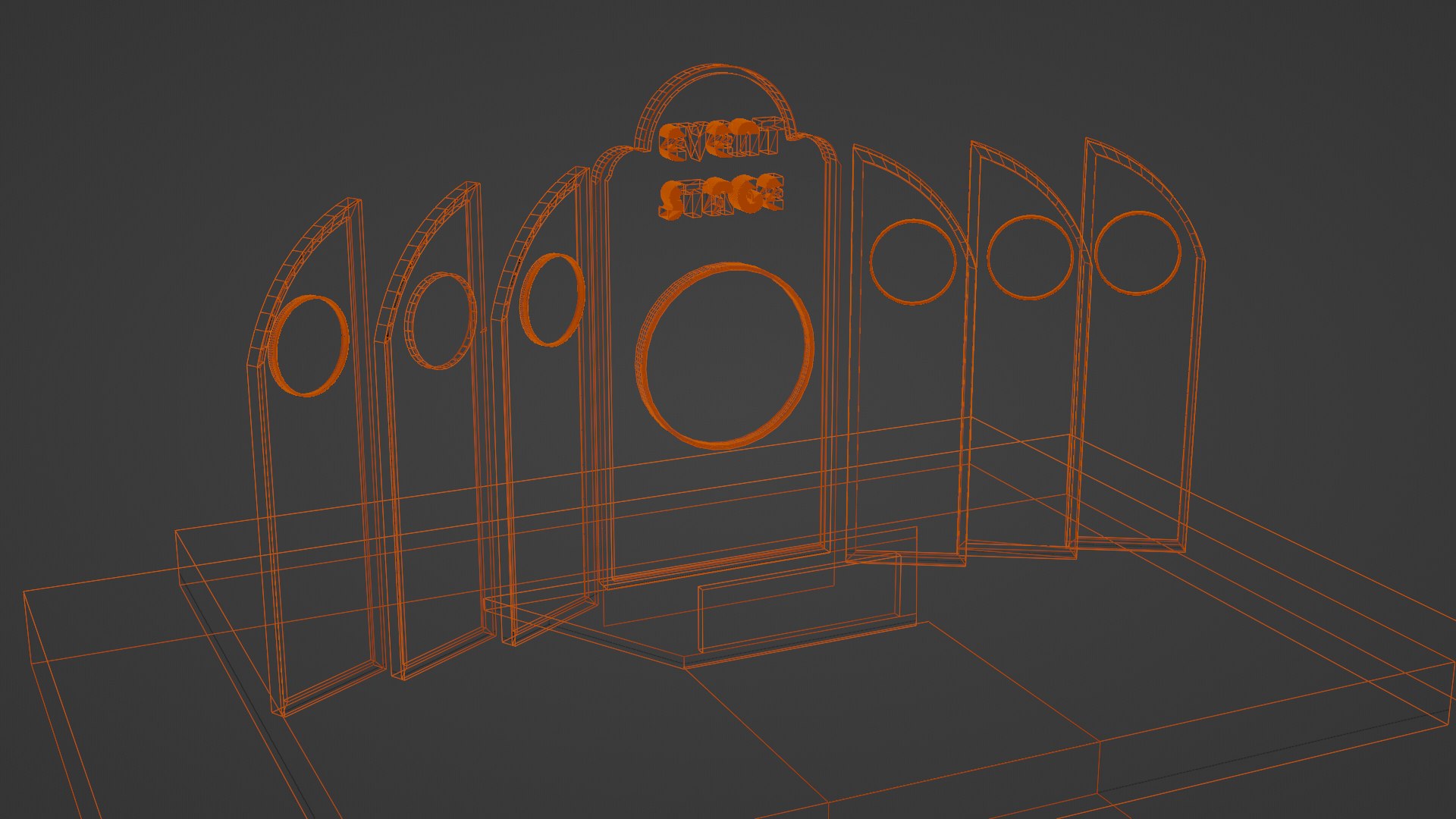 STAGE LAYOUT 3D Model - TurboSquid 2174852