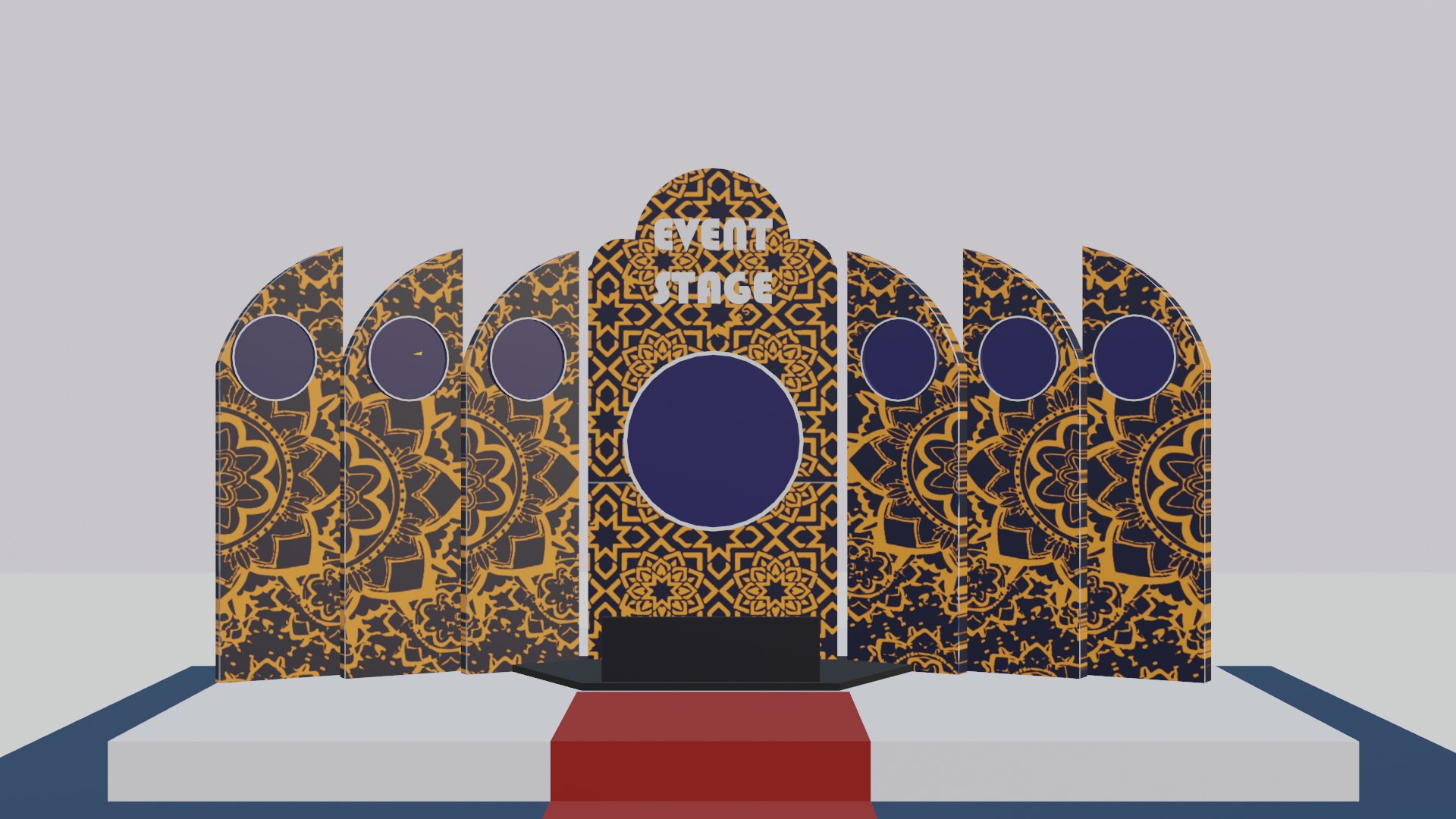 STAGE LAYOUT 3D Model - TurboSquid 2174852