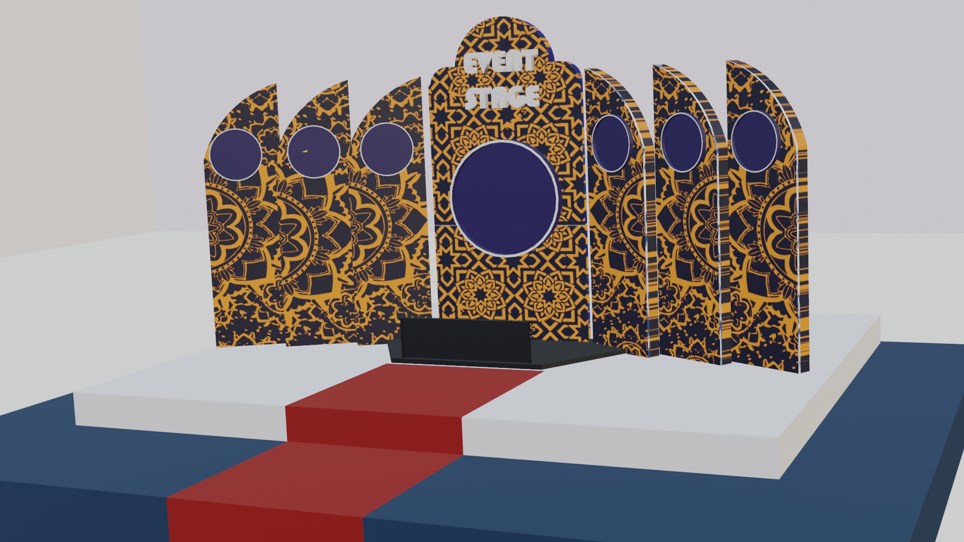 STAGE LAYOUT 3D Model - TurboSquid 2174852