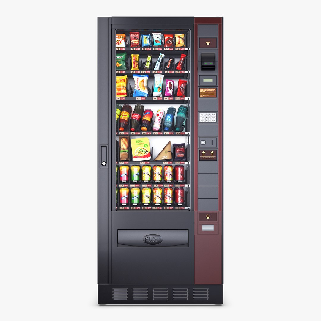 Snack Vending Machine Luce Eco M 2 Model - TurboSquid 2130729