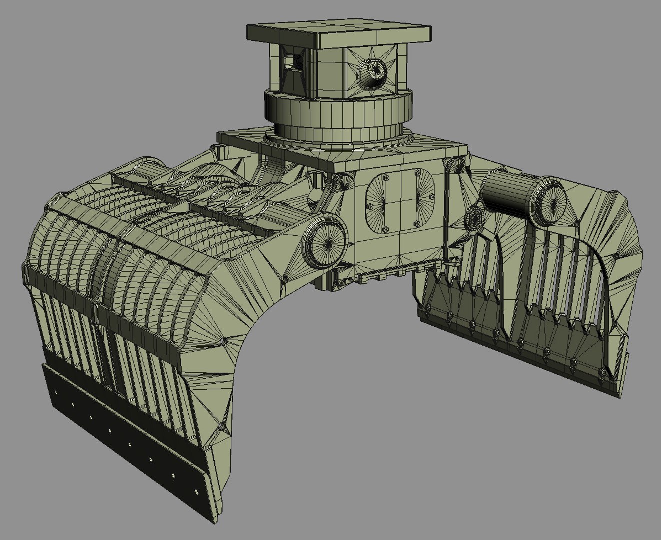 3d demolition sorting grapples