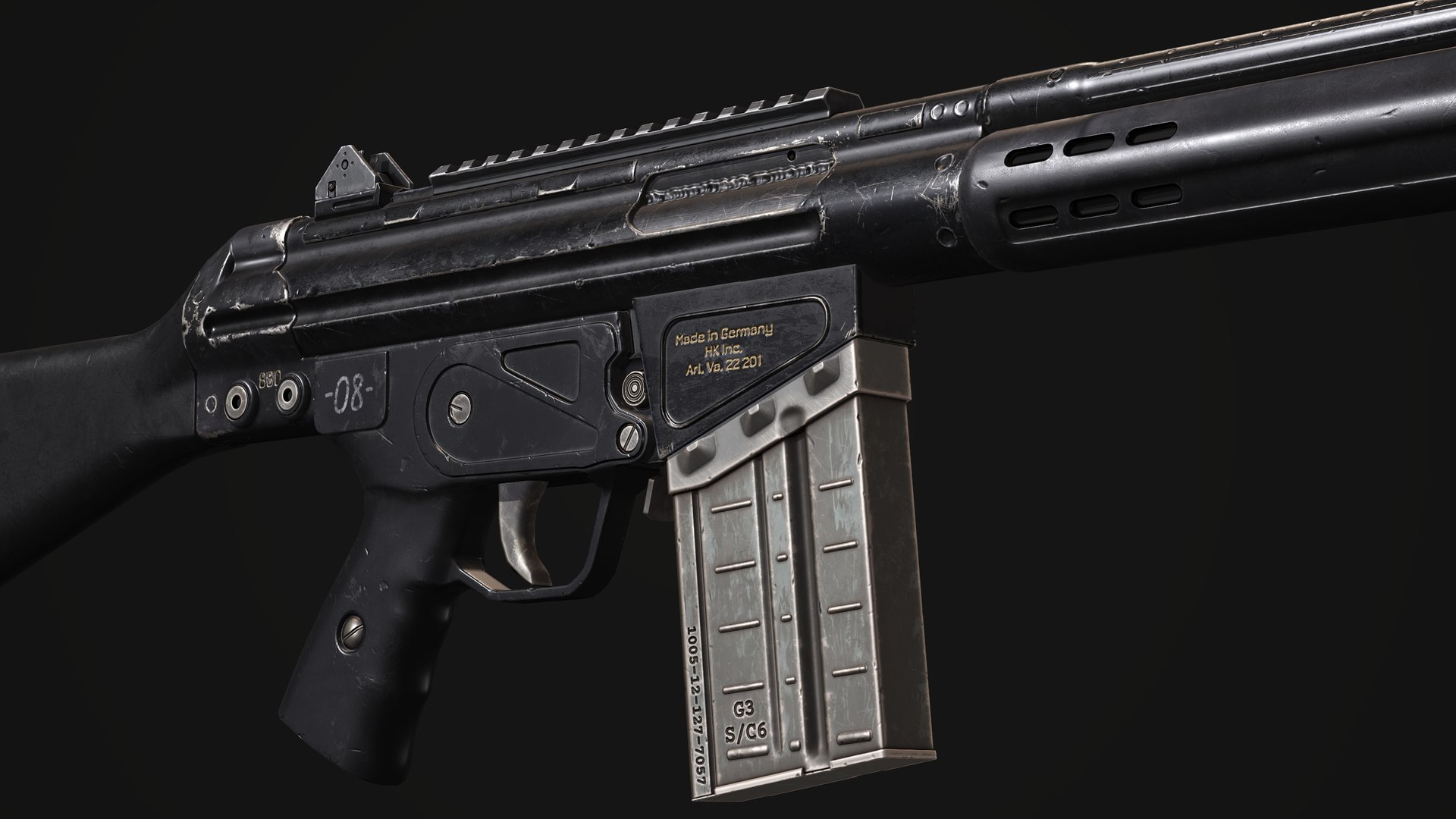 3D G3A1 - PBR Game Ready - TurboSquid 1961773