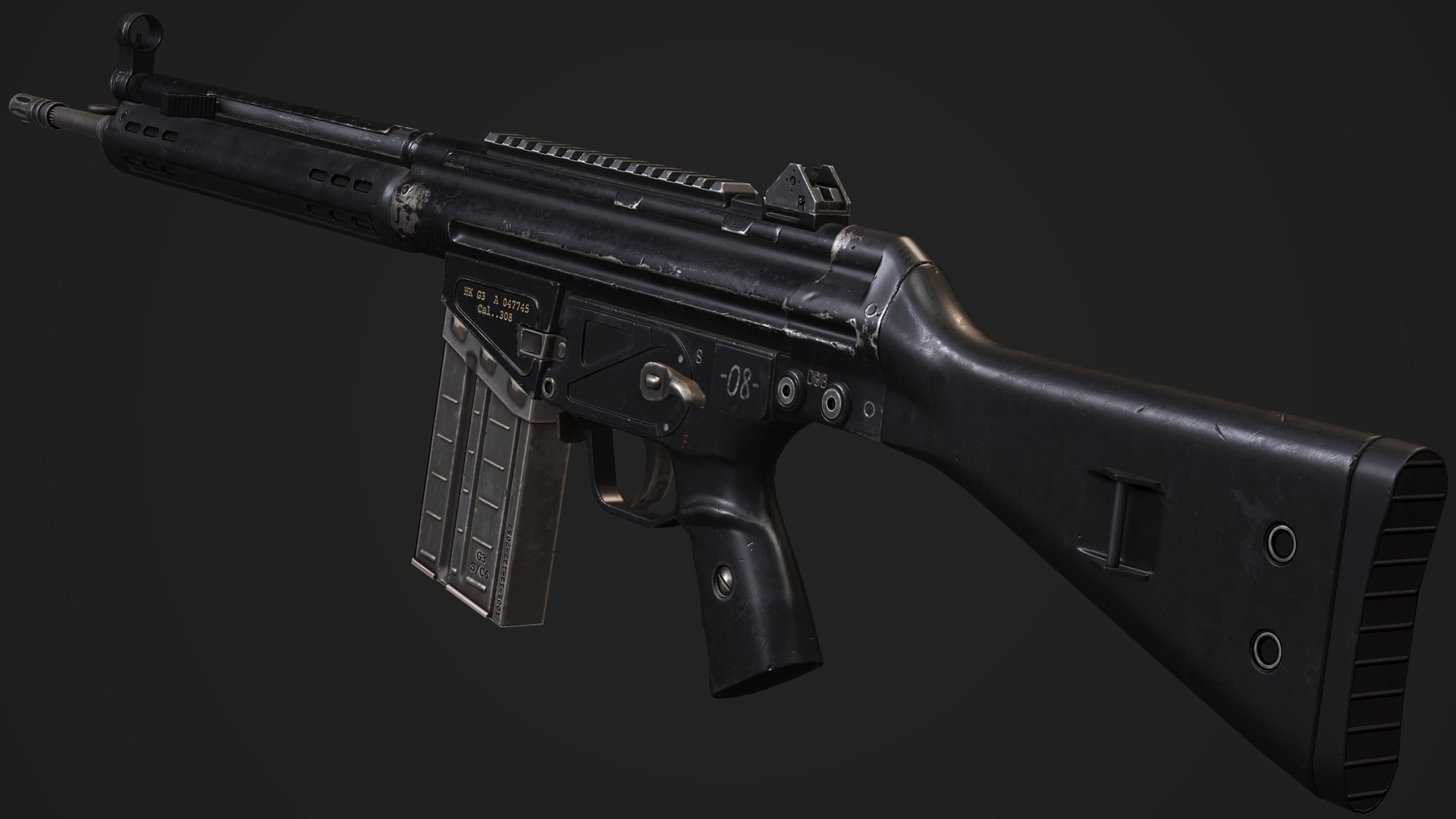 3D G3A1 - PBR Game Ready - TurboSquid 1961773