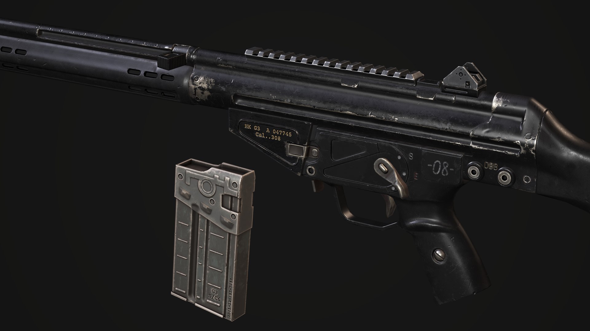 3D G3A1 - PBR Game Ready - TurboSquid 1961773