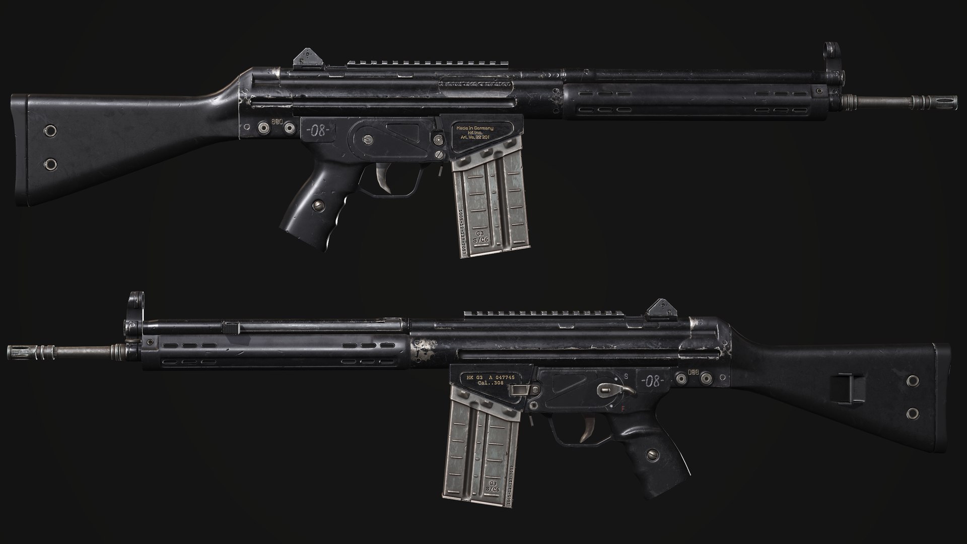 3D G3A1 - PBR Game Ready - TurboSquid 1961773