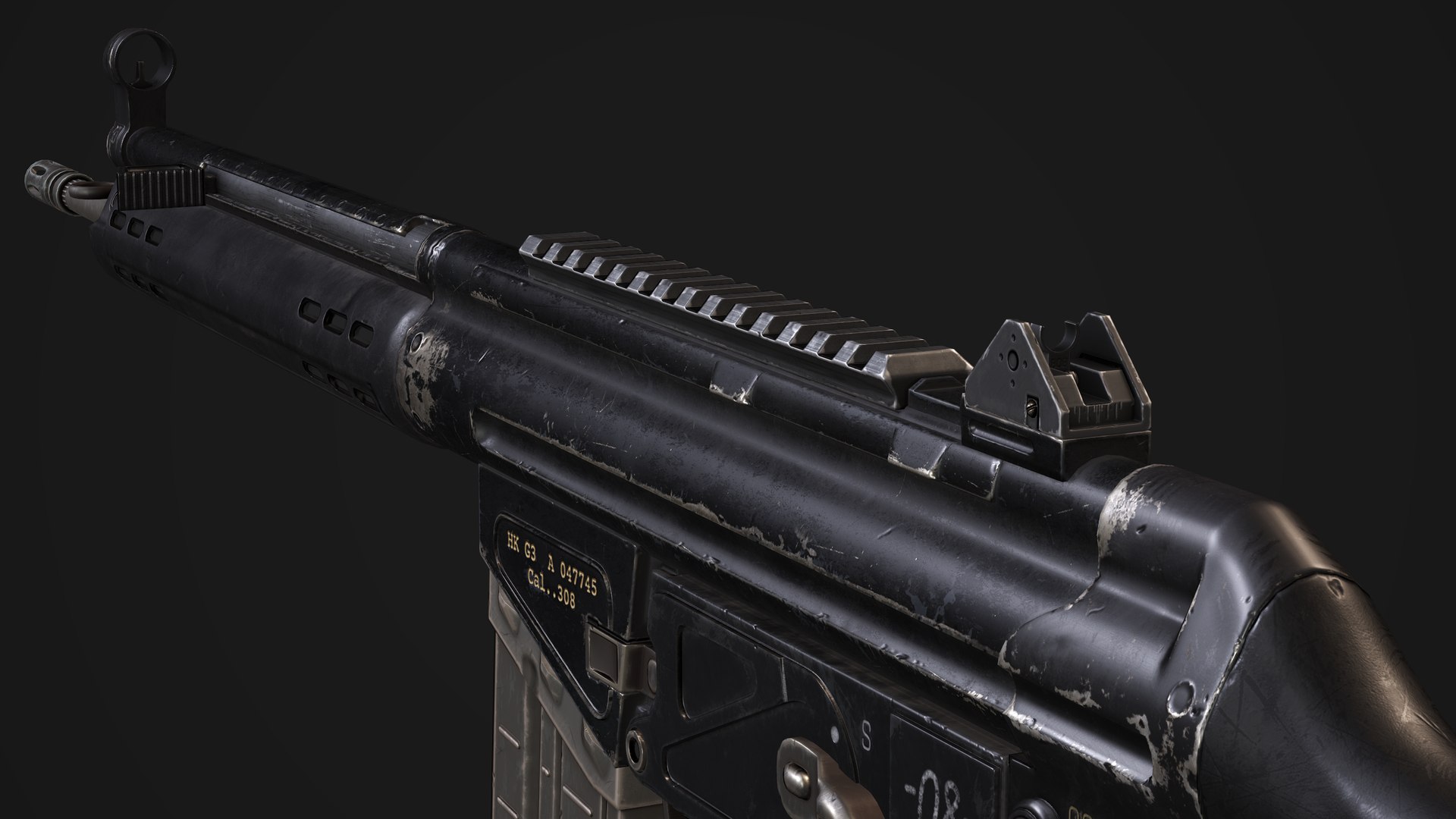 3D G3A1 - PBR Game Ready - TurboSquid 1961773