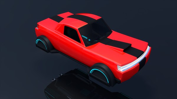 modelo 3d Concepto de coche flotante - TurboSquid 1596606