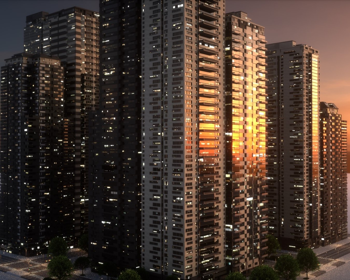 City Block Type B16 3D - TurboSquid 2092346