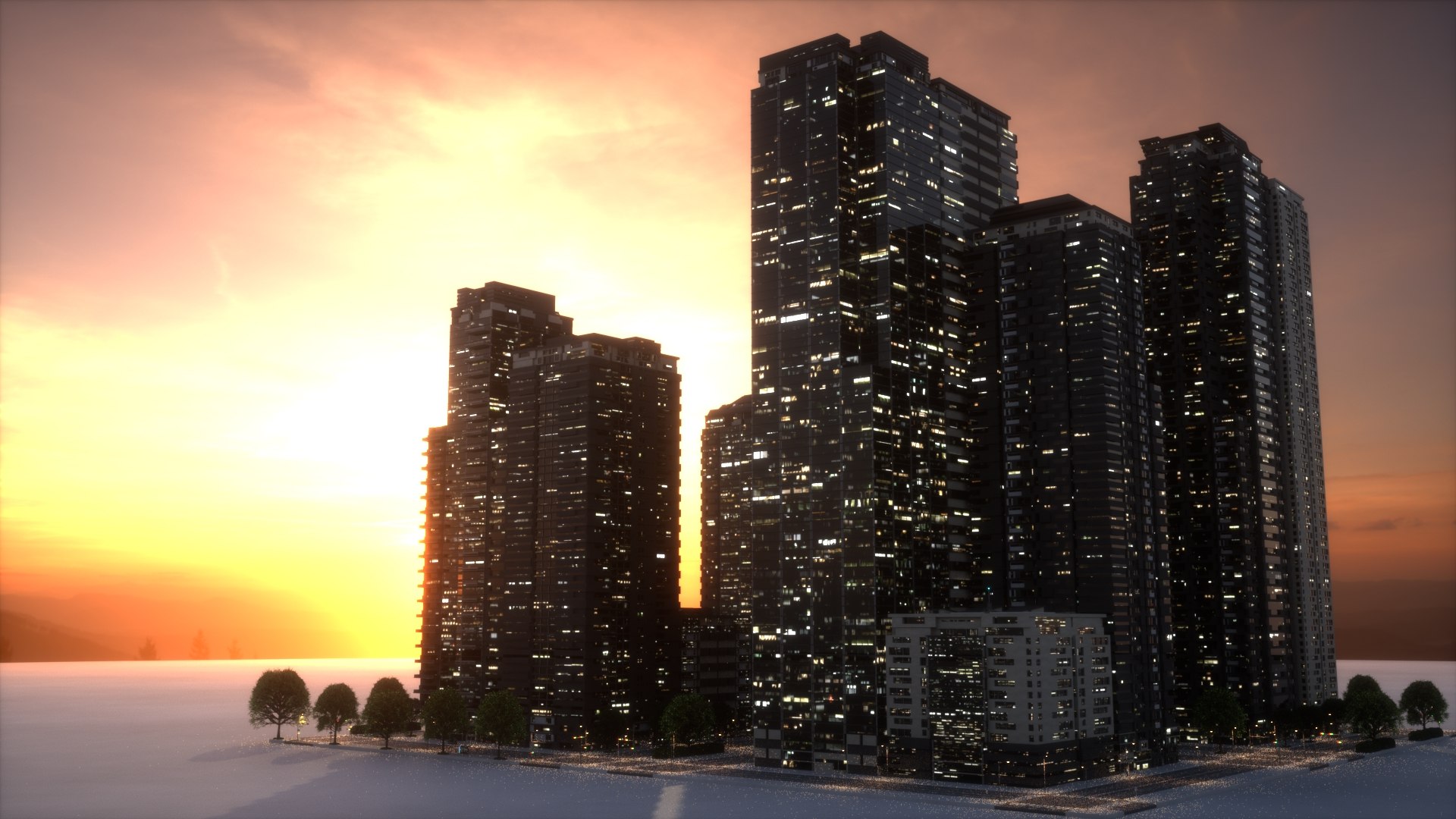 City Block Type B16 3D - TurboSquid 2092346