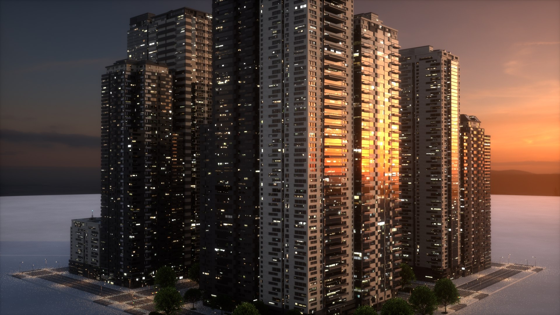 City Block Type B16 3D - TurboSquid 2092346