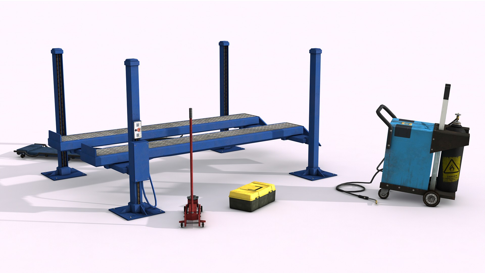 Car Service Kit Industrial Model - TurboSquid 1510397