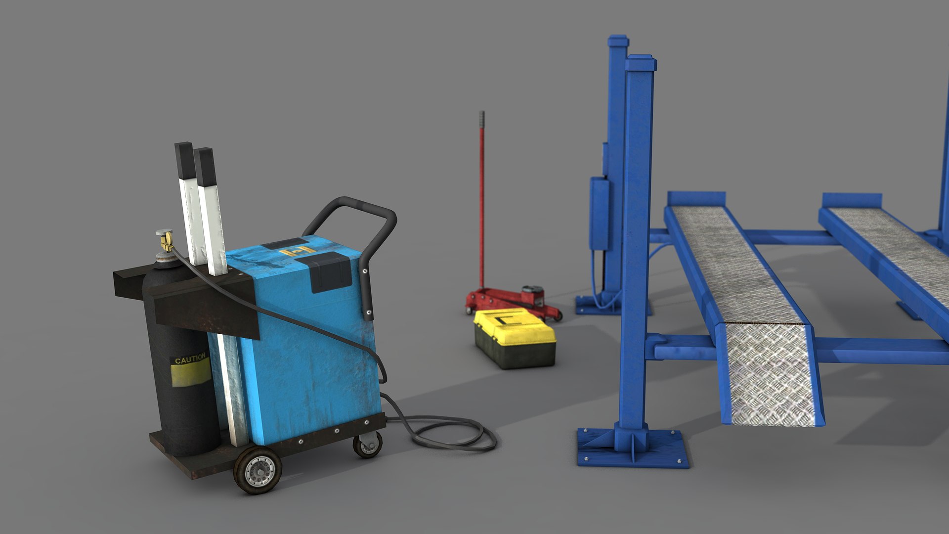 Car Service Kit Industrial Model - TurboSquid 1510397