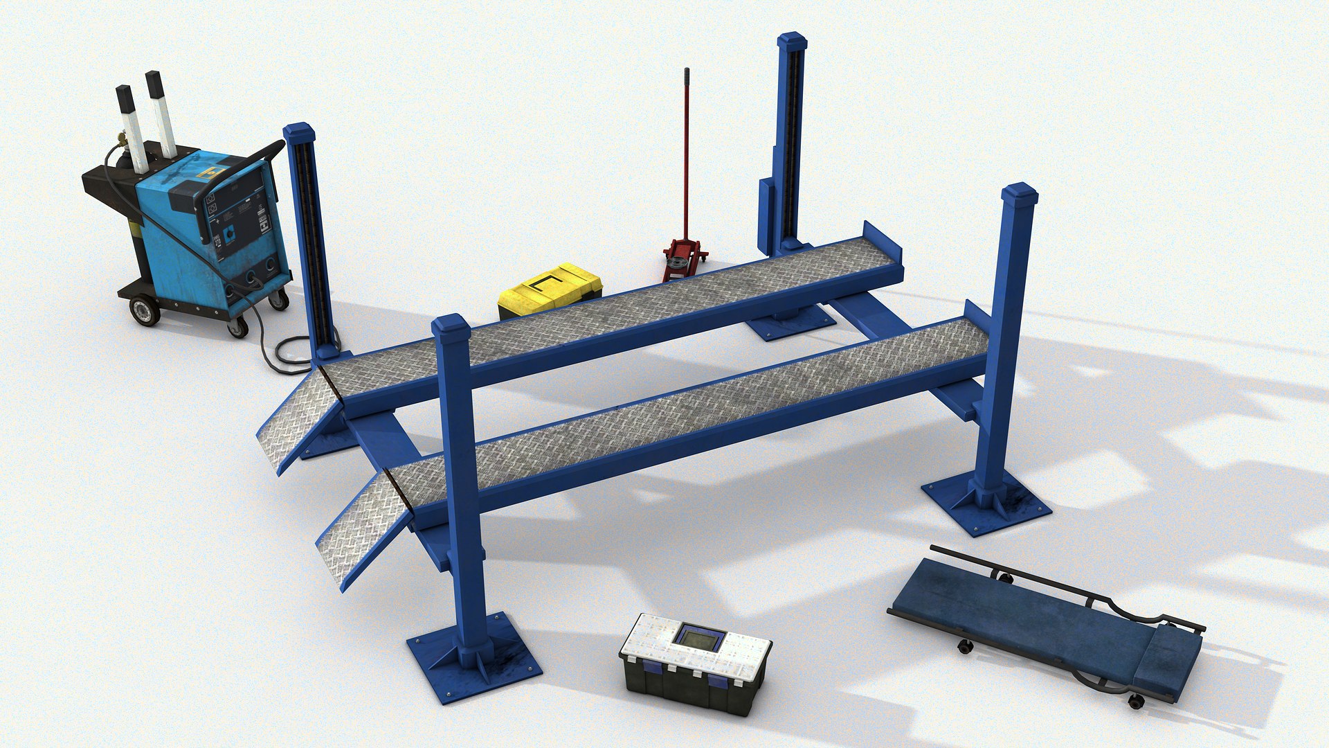 Car Service Kit Industrial Model - TurboSquid 1510397