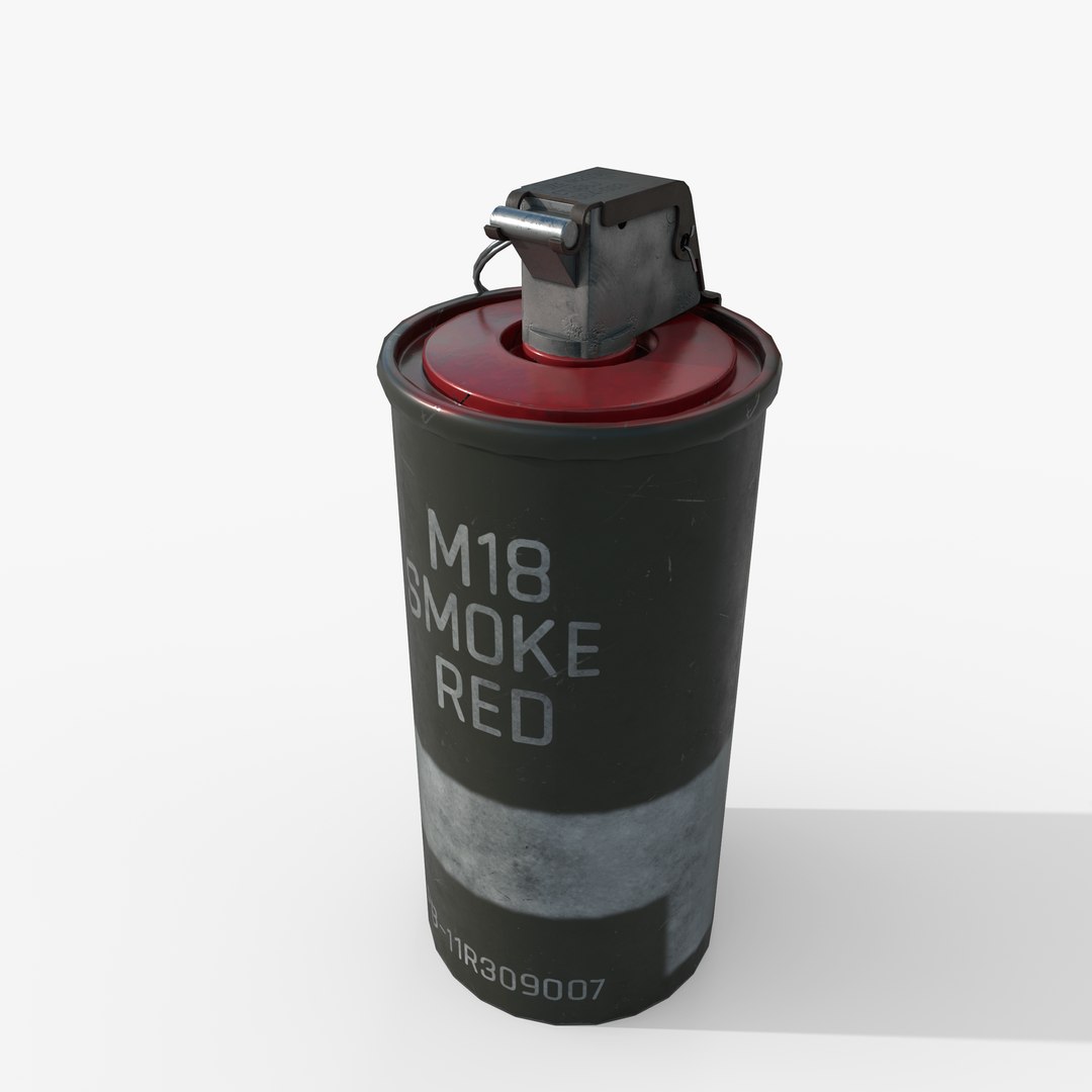 3D Grenade M18 Smoke model - TurboSquid 2087920