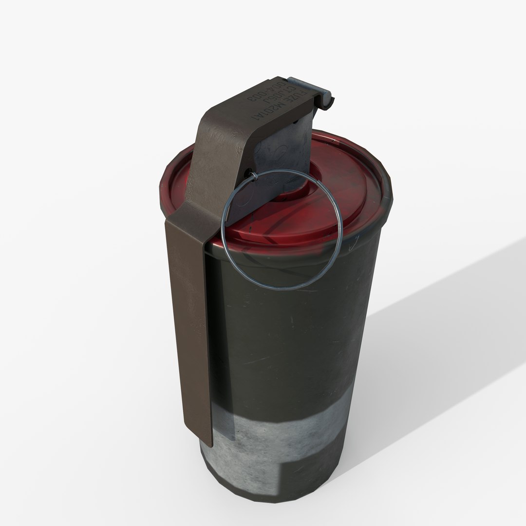 3D Grenade M18 Smoke model - TurboSquid 2087920