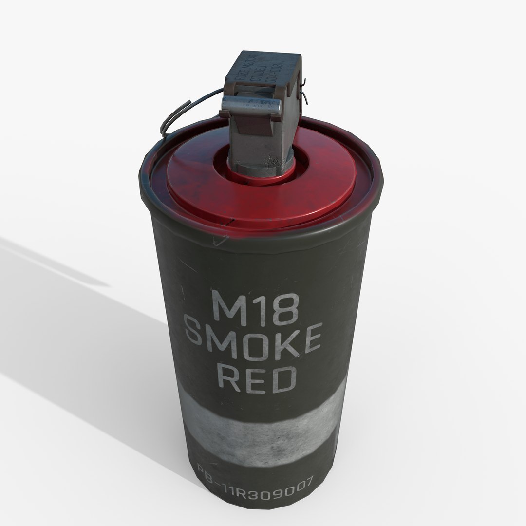 3D Grenade M18 Smoke model - TurboSquid 2087920