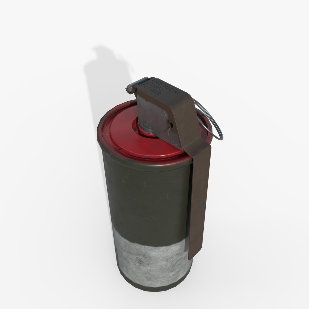 3D Grenade M18 Smoke model - TurboSquid 2087920