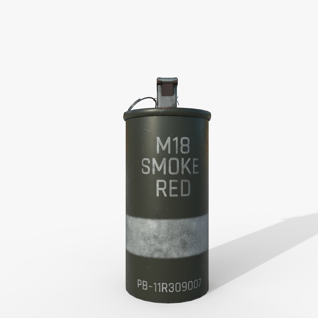 3D Grenade M18 Smoke model - TurboSquid 2087920