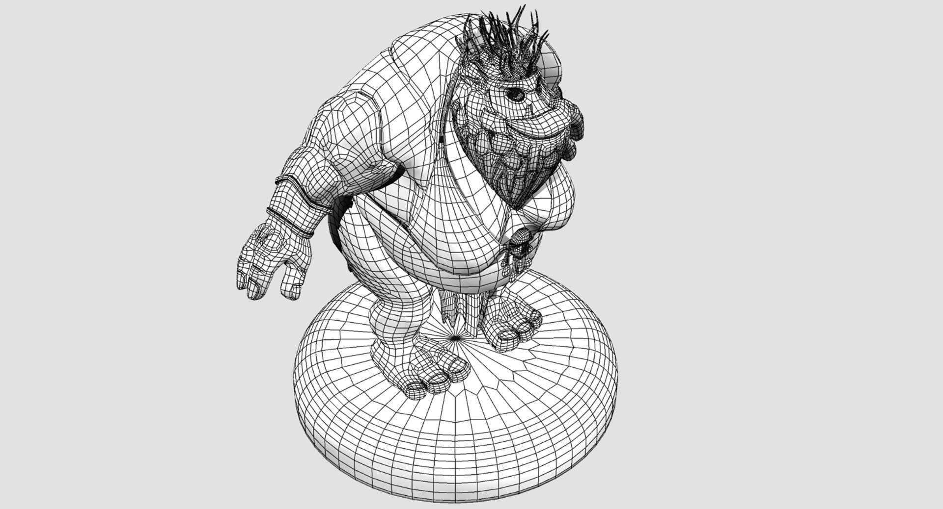 3D Creature Humanoid Monster Model - TurboSquid 1364311