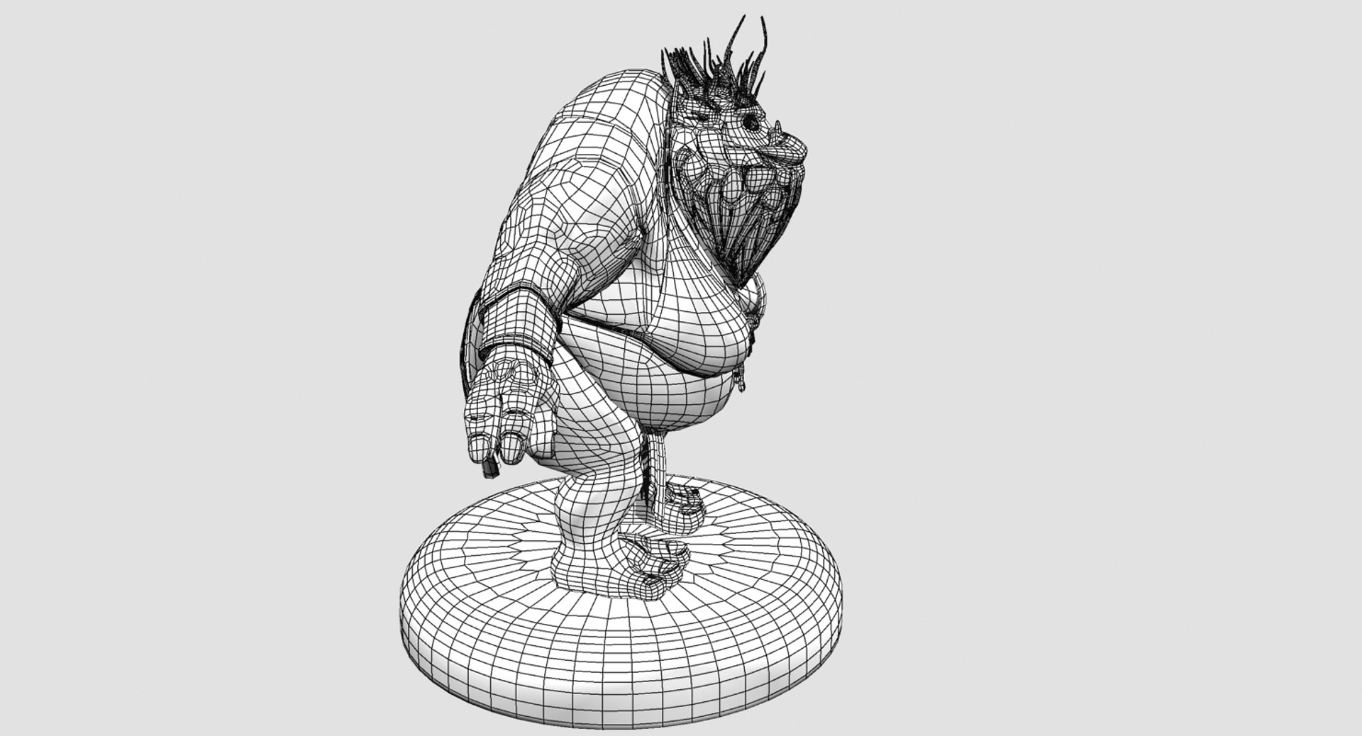 3D Creature Humanoid Monster Model - TurboSquid 1364311