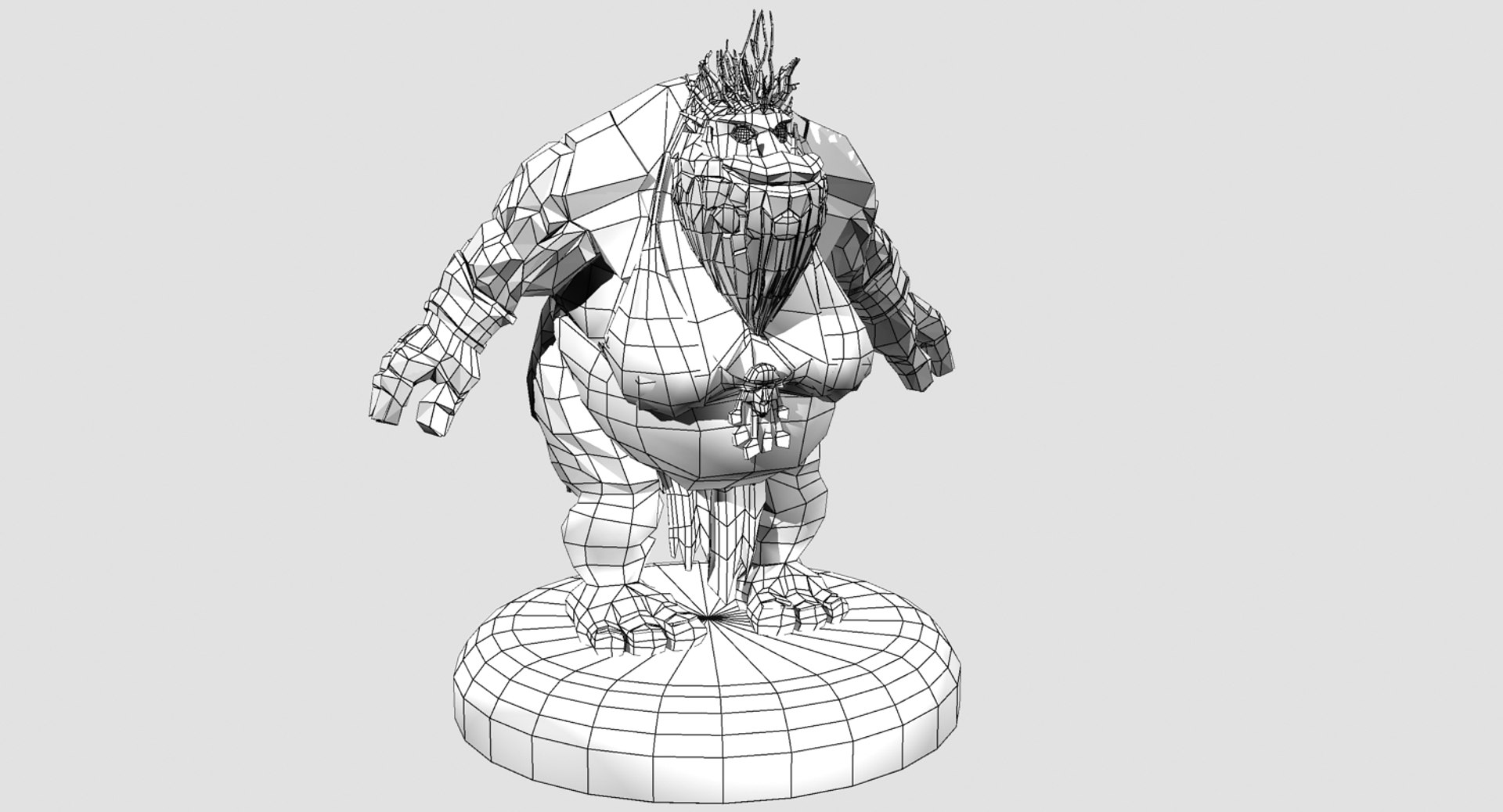 3D Creature Humanoid Monster Model - TurboSquid 1364311