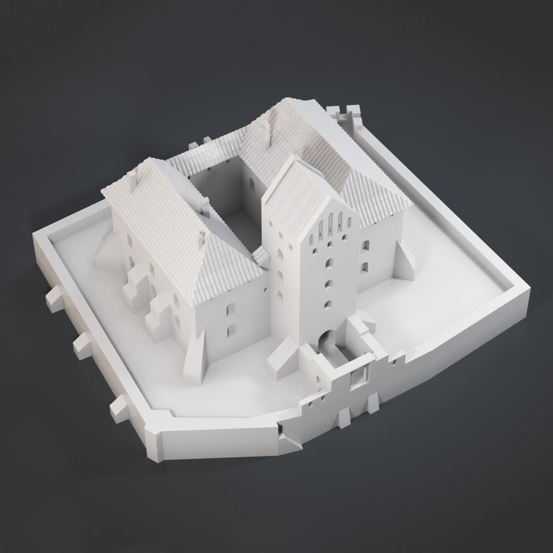 3d Medieval Castle Trakai - Model
