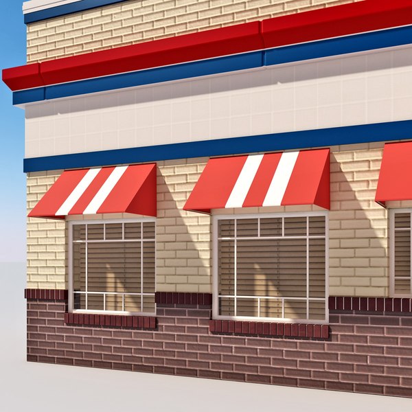 3d kfc restaurant house