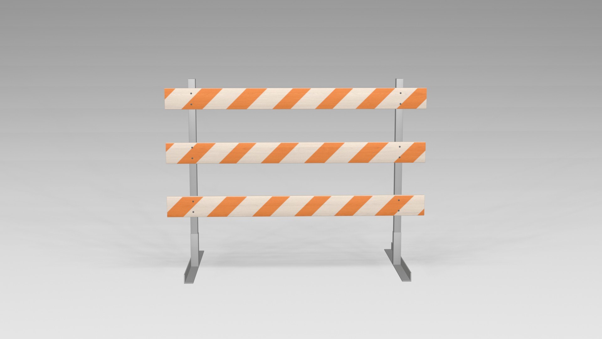 Road Wood Barricade 1 3D Model - TurboSquid 2152093