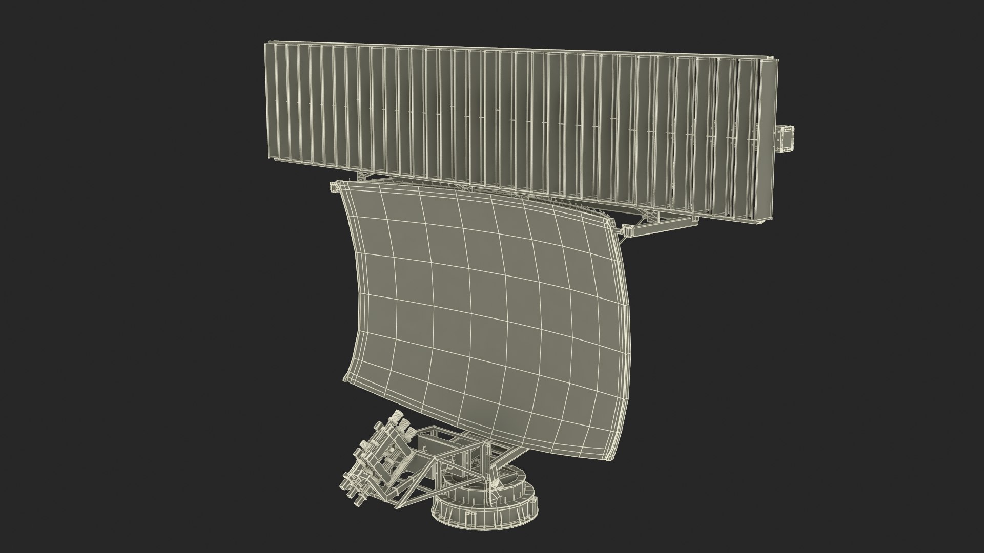 3D Surveillance Radar Model - TurboSquid 2282356