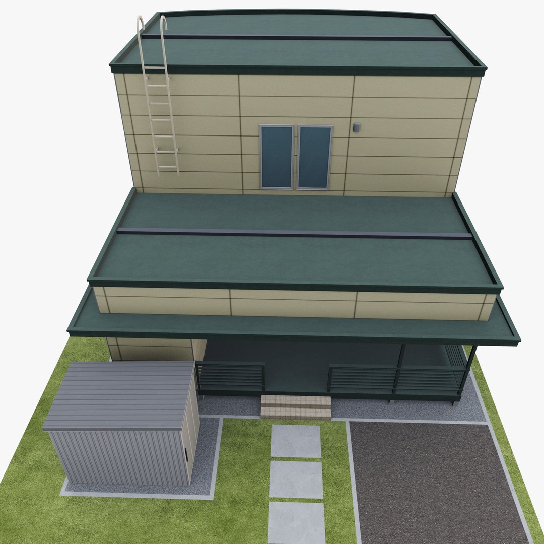 3D Japan Modern House 09 - TurboSquid 2366504