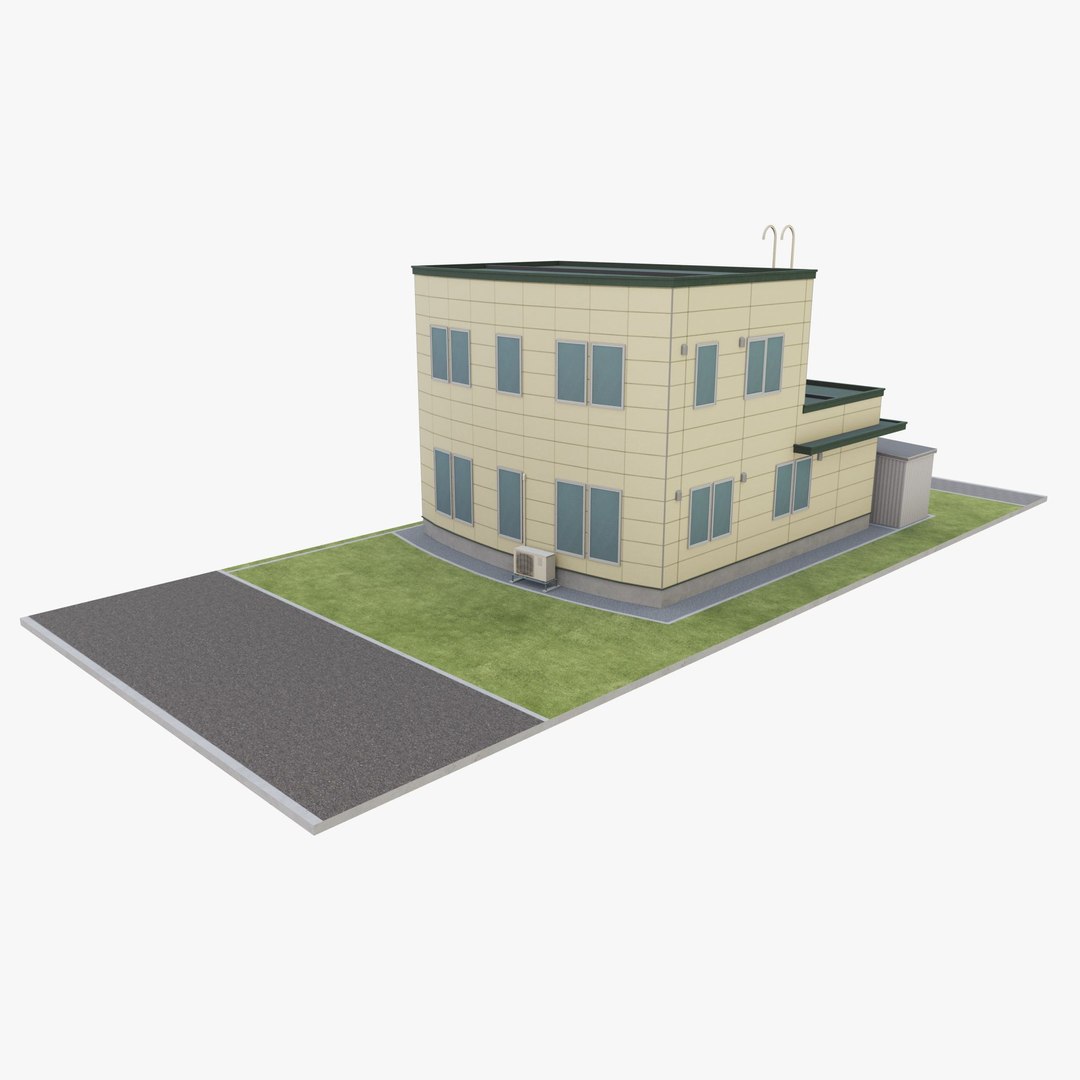 3D Japan Modern House 09 - TurboSquid 2366504